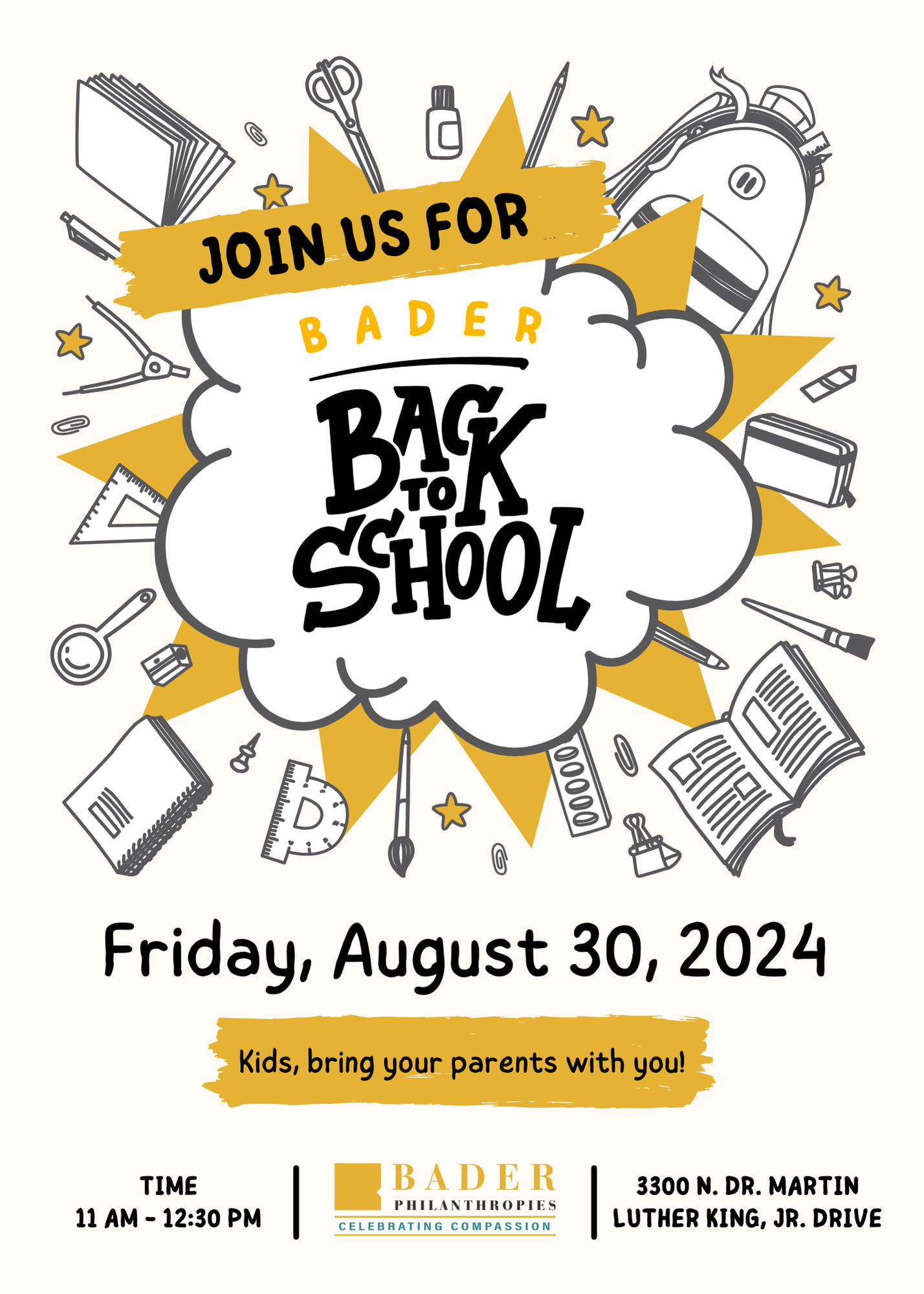 Bader Back to School | Bader Philanthropies
